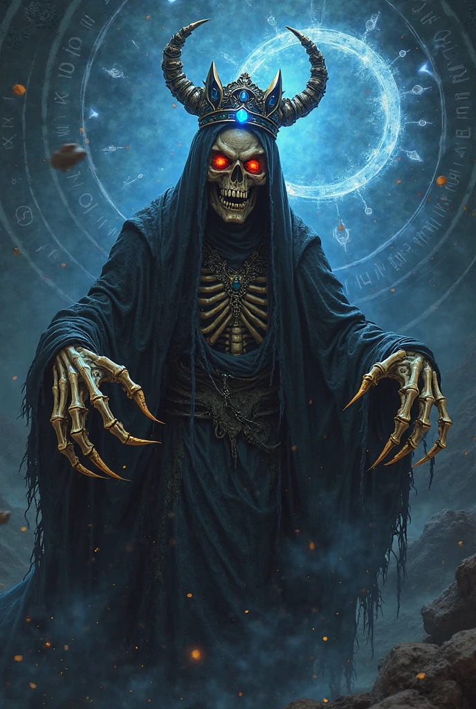 A terrifying, malevolent ghostly entity with a skull-like face - SeaArt AI