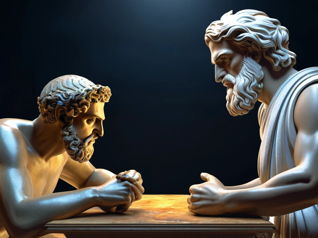 Fierce Debates by Intelligent Scientists Across Time and Space - SeaArt AI