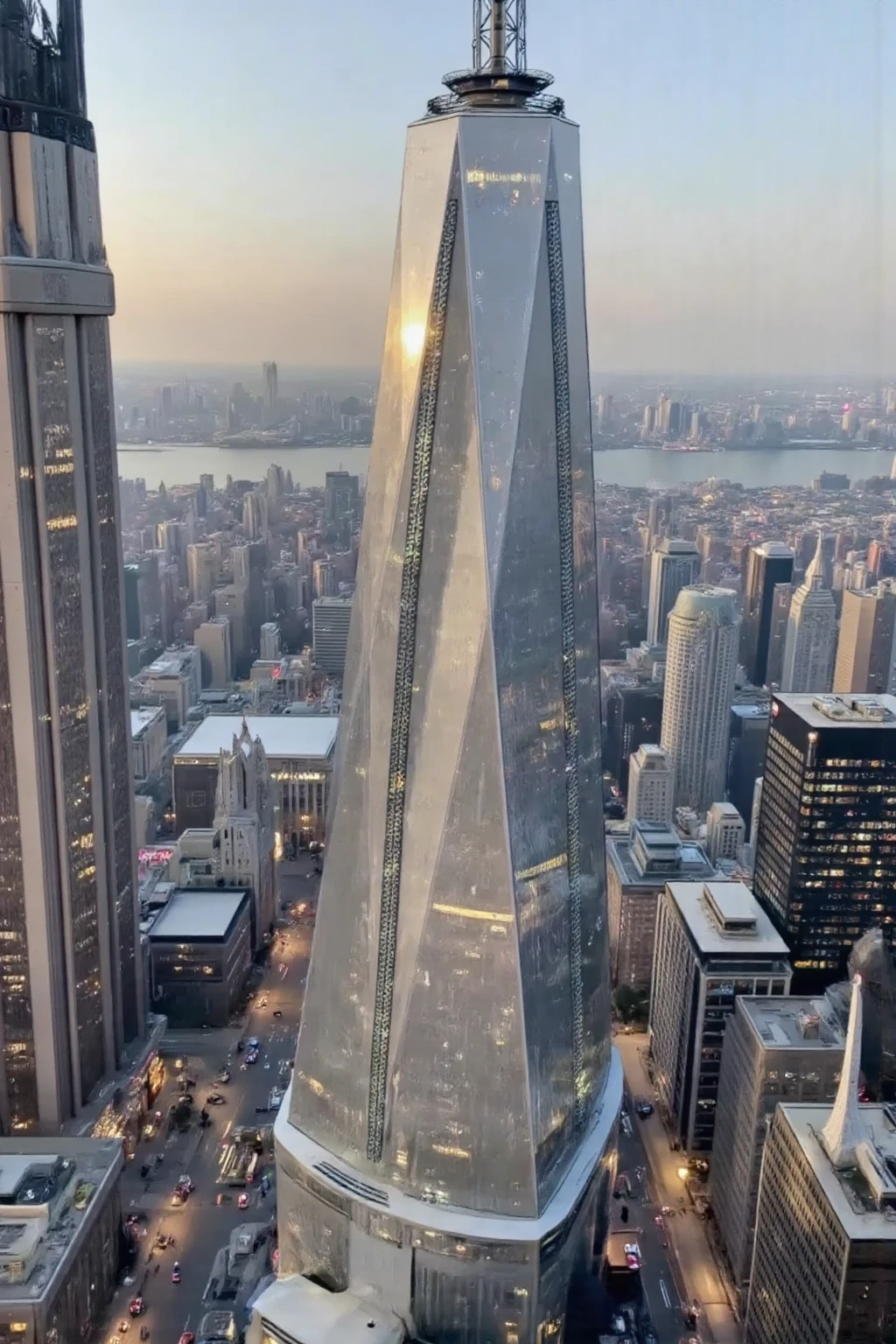 Skyscraper、Spectacular views from the roof、live-action - SeaArt AI