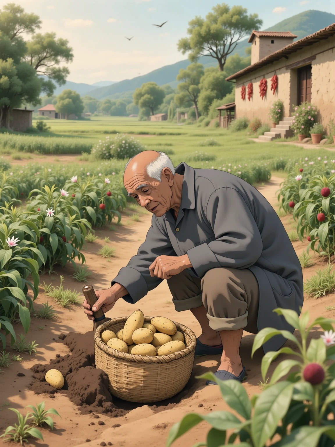 Healing illustrations, wide-angle lenses, Hayao Miyazaki style - SeaArt AI