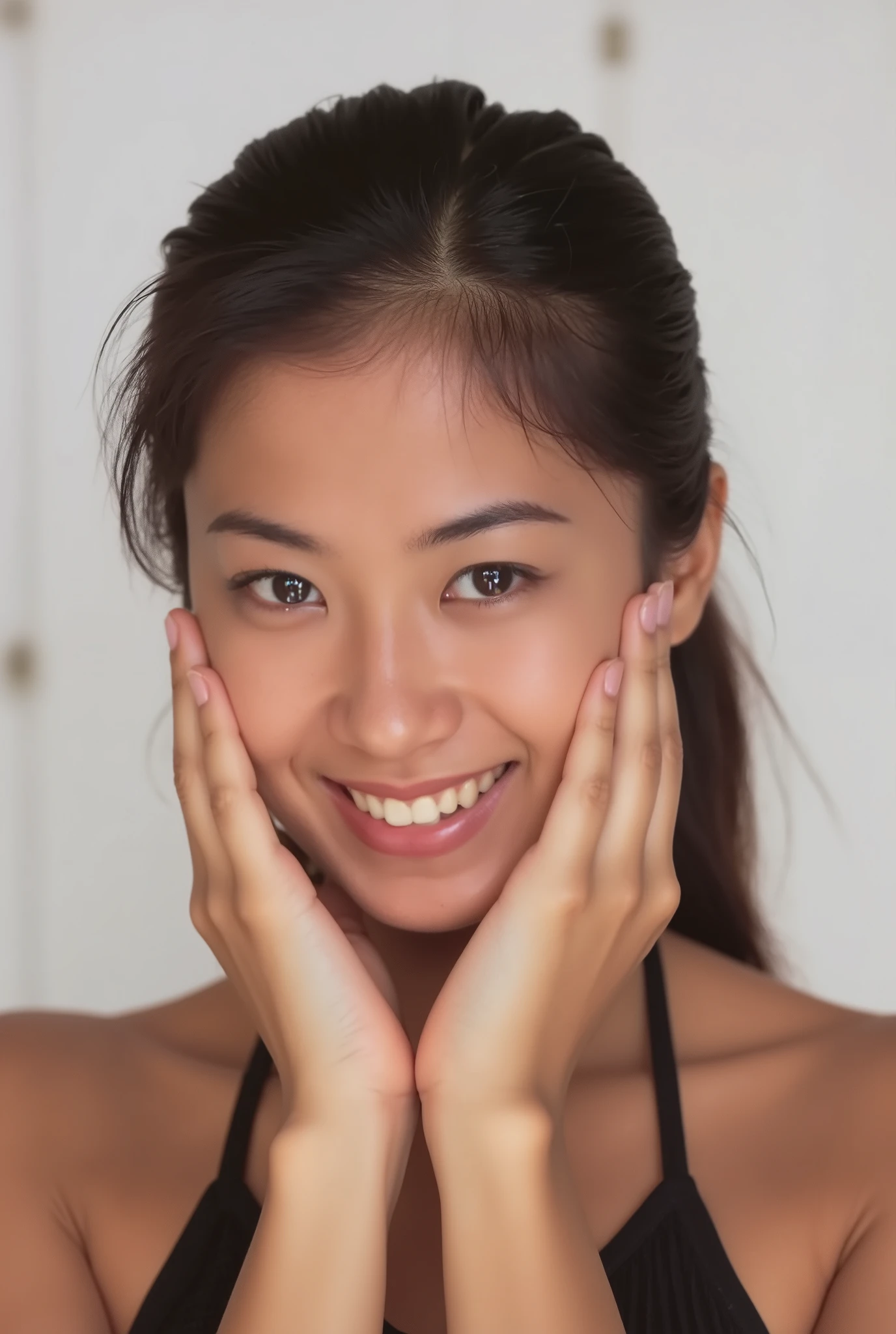 Extreme close-up portrait, beautiful girl with her love-struck - SeaArt AI