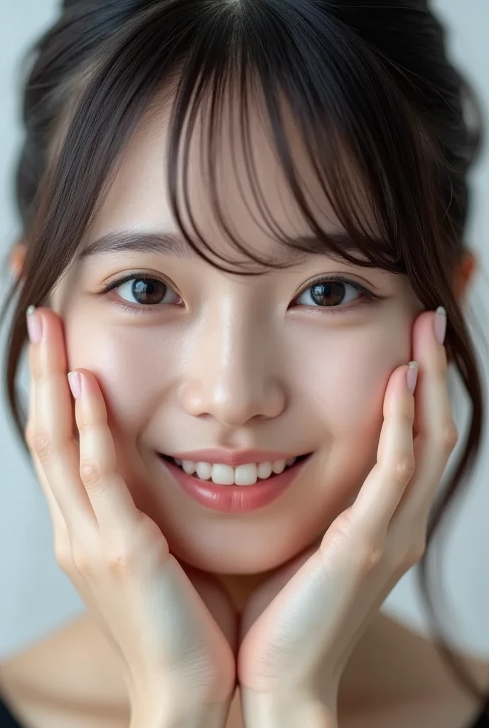 Extreme close-up portrait, beautiful girl with her love-struck - SeaArt AI