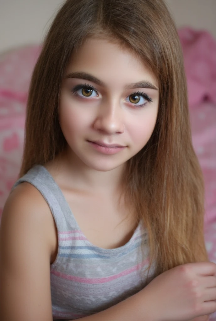 a girl, sexy 18 year old girl , pigtails, beautiful face - SeaArt AI