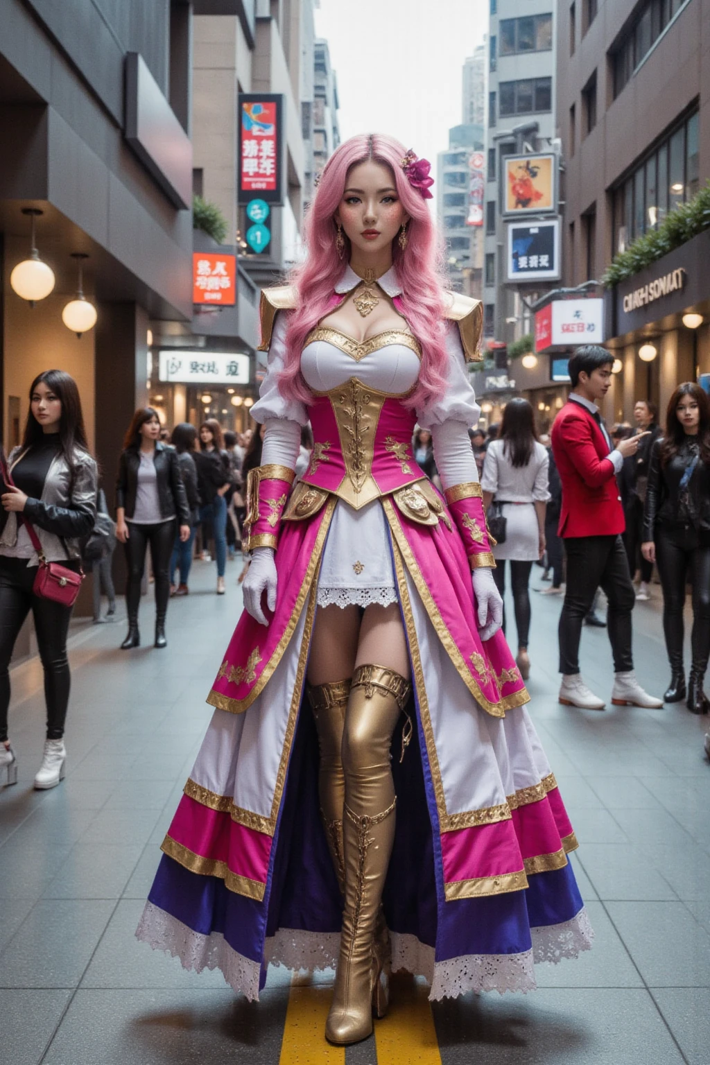 (( Highest Quality 、In 8K、masterpiece:1.3)) Cosplayer photo session ...