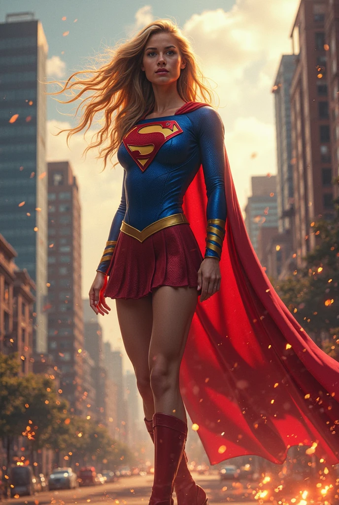 Sexy Supergirl Seaart Ai
