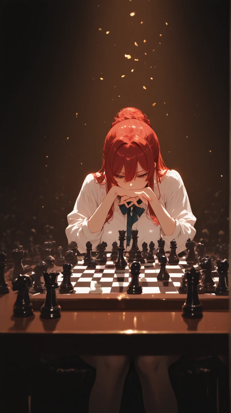 Manga convention, Women playing chess in the park. You are sitting at a ...