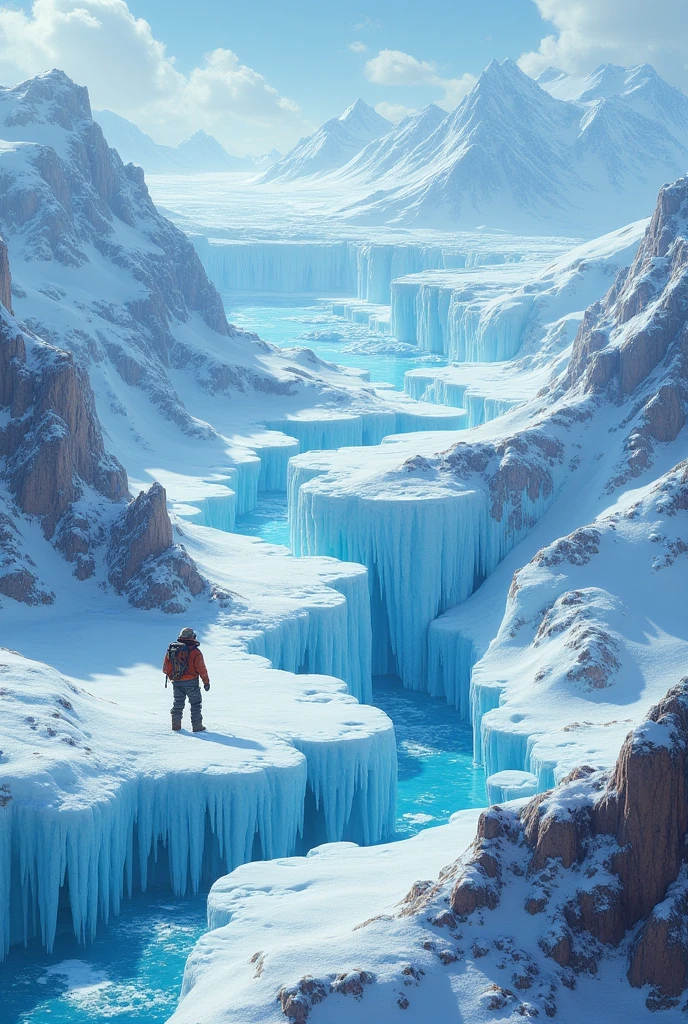 Create an ice map - SeaArt AI