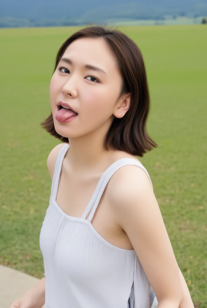 Looking straight into the camera、nsfw、 image of two women kissing while ...