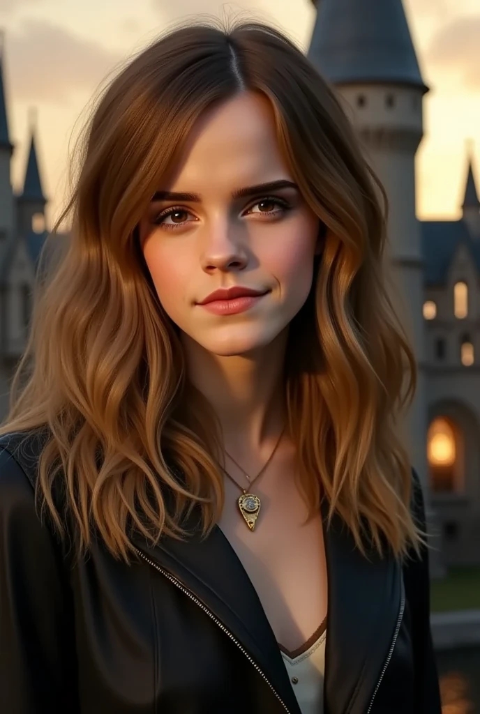 Emma watson, detailed portrait of emma watson with expressive face ...