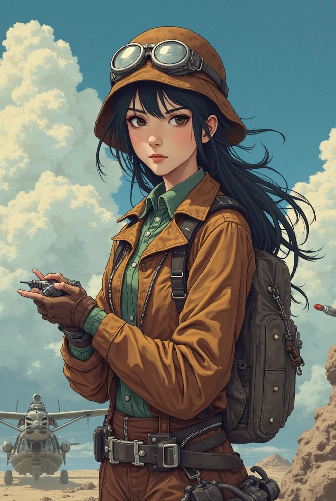 Airfield、With Her Back to the Red Sea、Steampunk、Little Japanese Woman ...