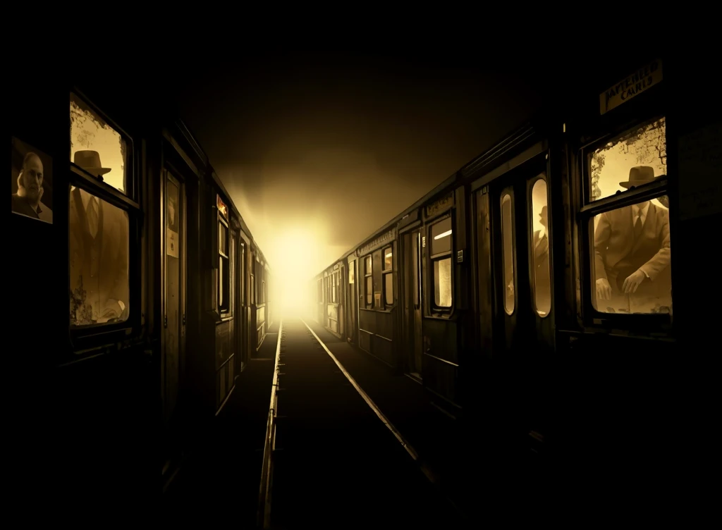 Subway story. Ghost subway. American subway one hundred years ago ...