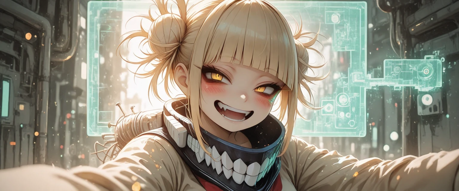 1girl, hologram projection of Toga Himiko from hero academia - SeaArt AI