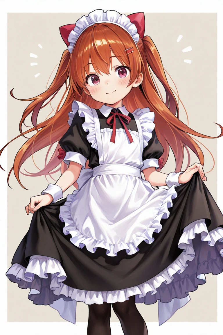 Look out for yourself in maid clothes - SeaArt AI