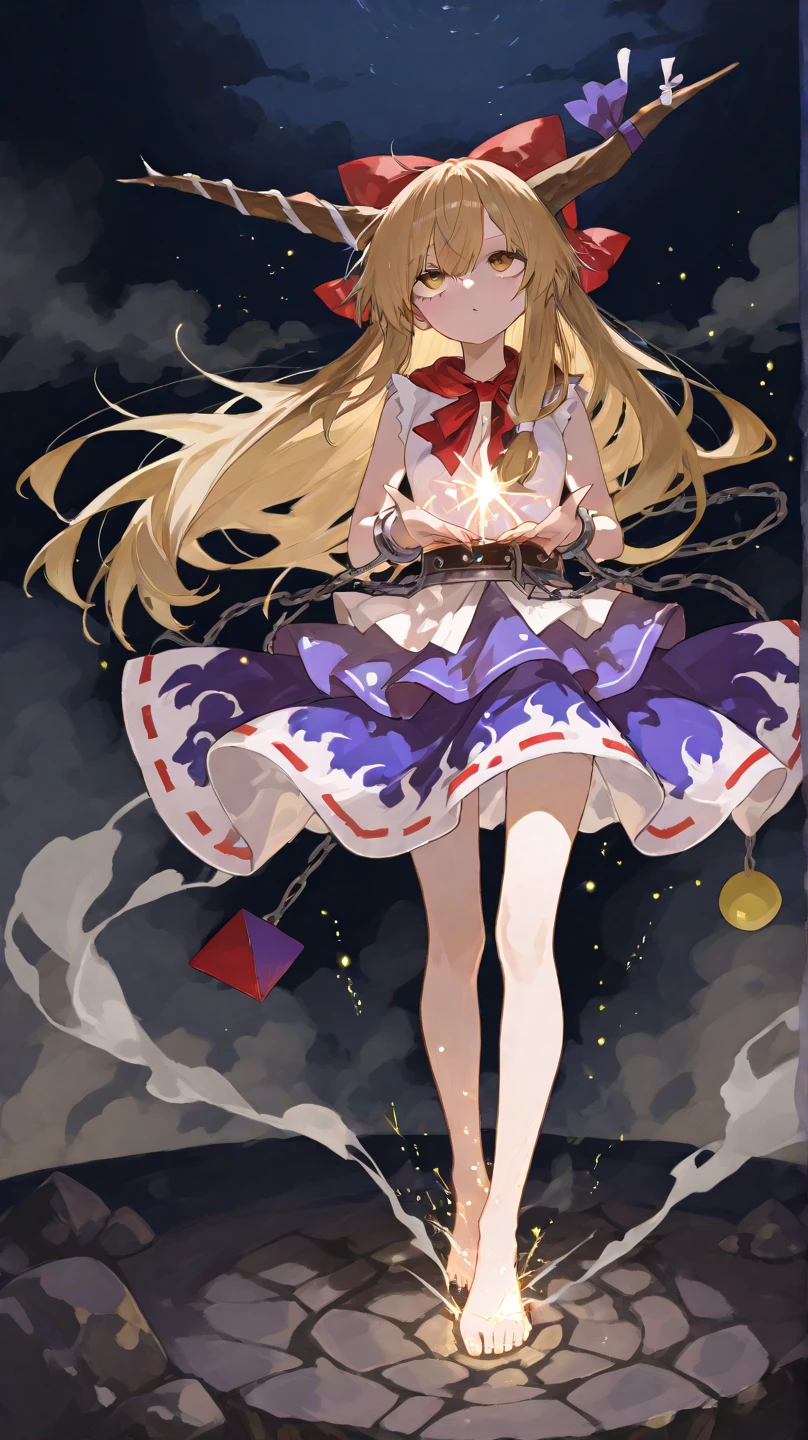 Touhou Project、Ibuki Suika、Suika Ibuki、(walk、spreading your hands left ...