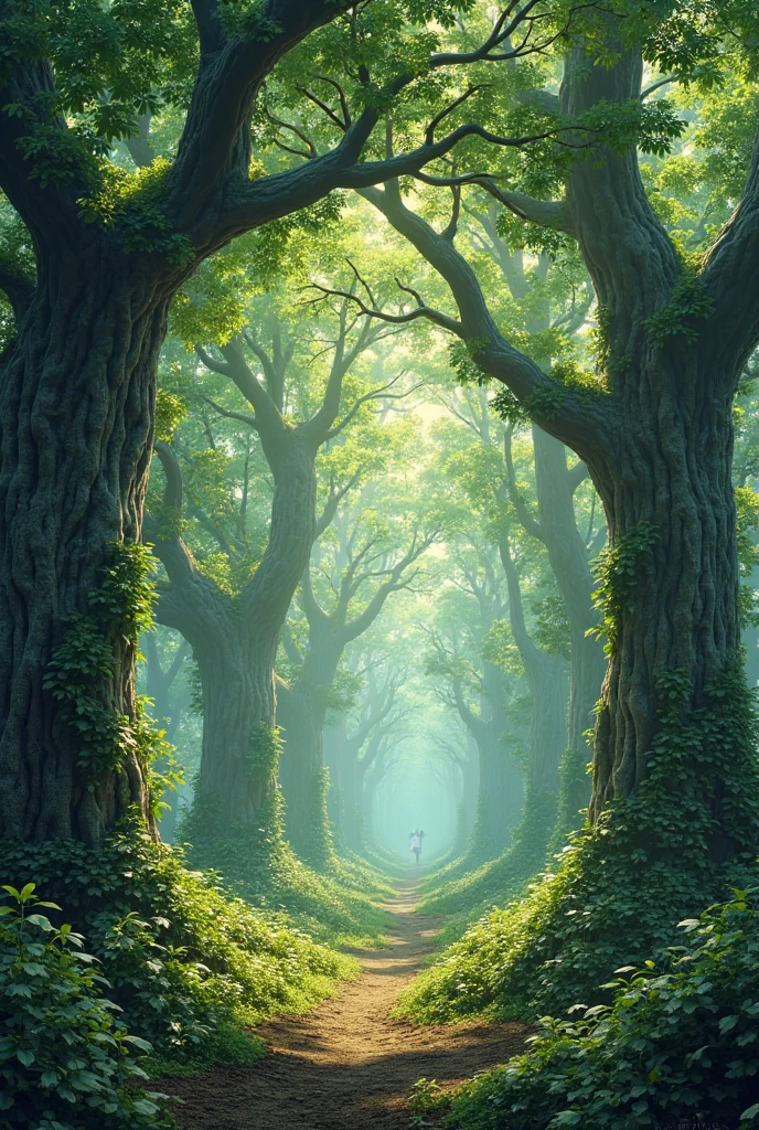 With full trees - SeaArt AI