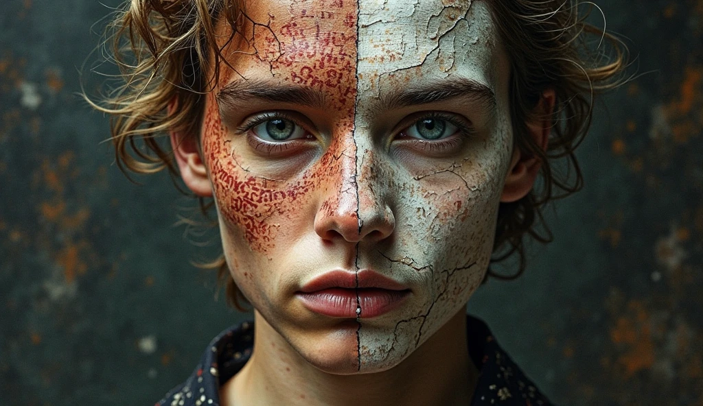 Surrealism with elements of theatrical expressionism: The central image ...