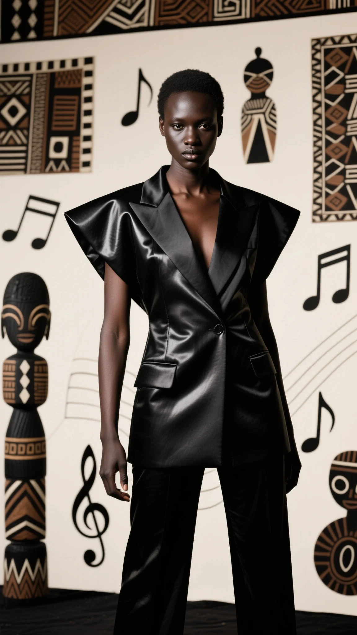 Black Queen's fashionable appearance!