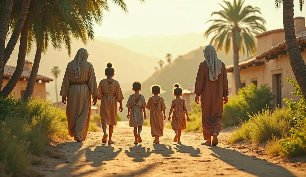 Realistic image and a clear lighting image A sunny Middle Eastern ...