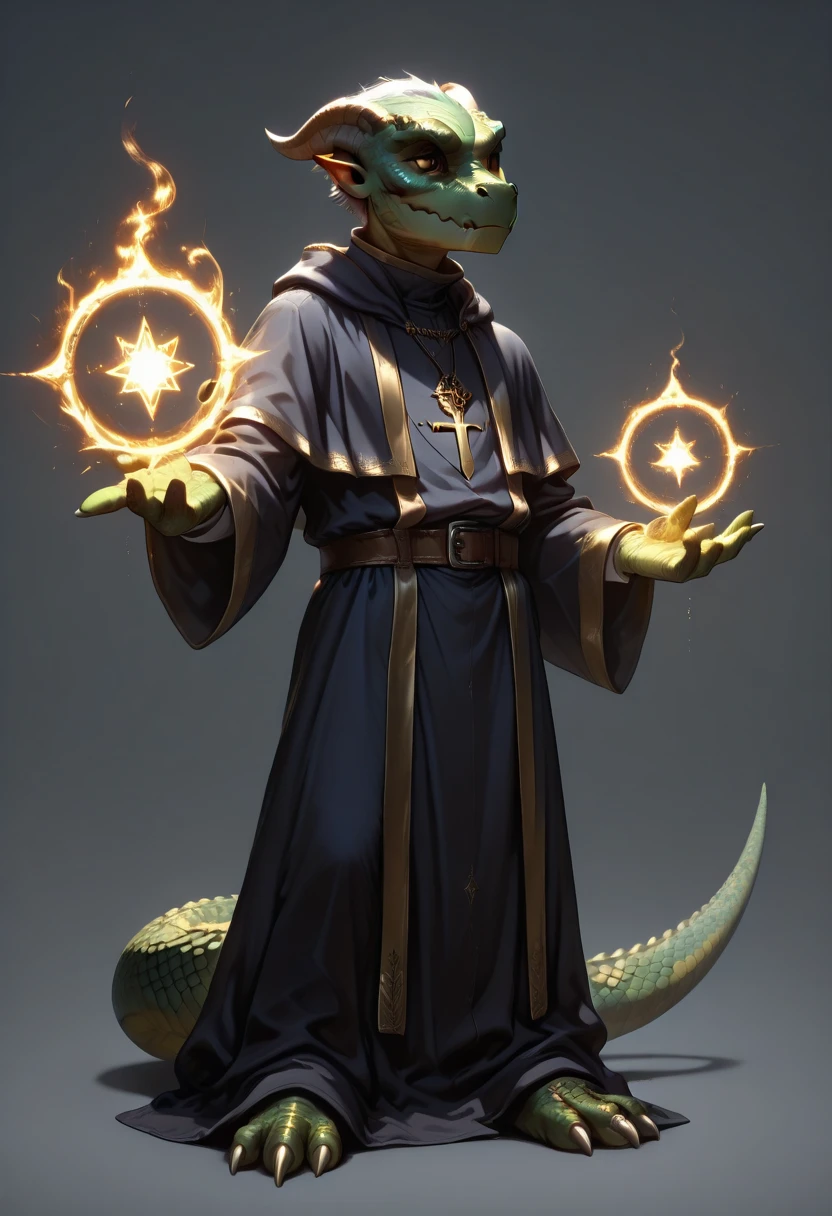 1man, kobold, very elderly, old man, wrinkles, (priest:0.7), dark robe - SeaArt AI