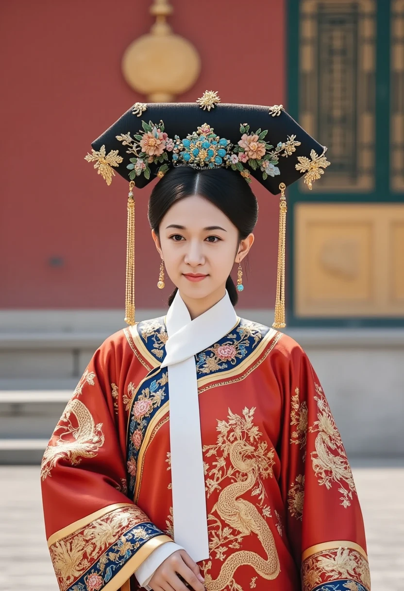[CHARACTER: Traditional Chinese Noblewoman – Qing Dynasty (Manchu - SeaArt AI