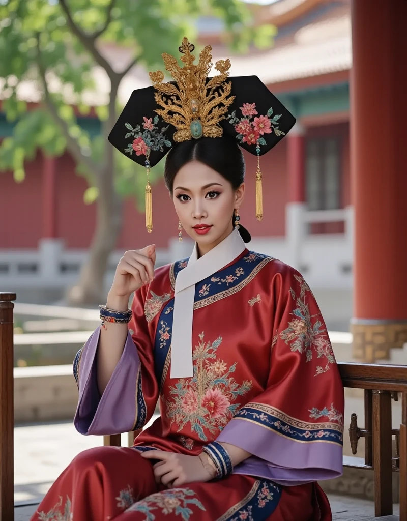 [CHARACTER: Qing Dynasty Noblewoman] Appearance: A poised and graceful ...