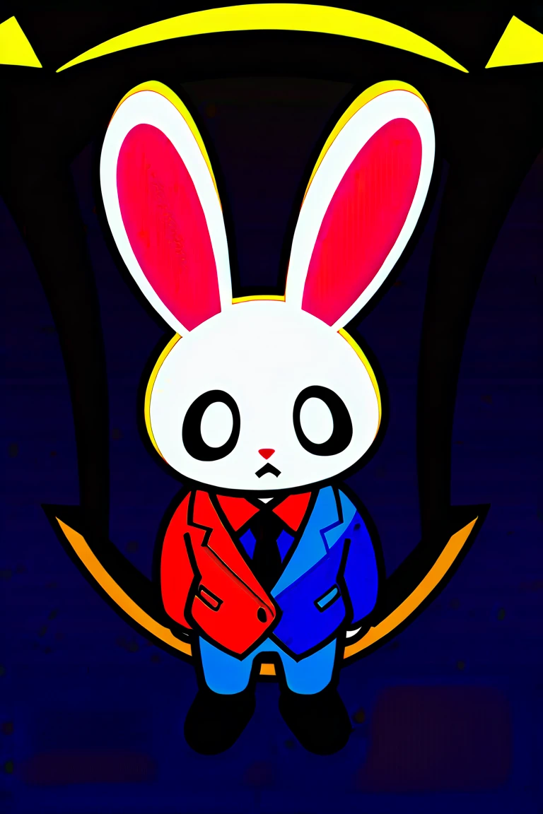 Furry Male White Rabbit ((blaidd)) Big Body Looking at the Viewer Anime ...