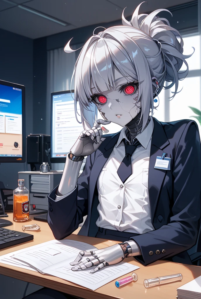 ((robot),(Mecha),Android, Drug Dependence 、Dead Eyes、I - SeaArt AI