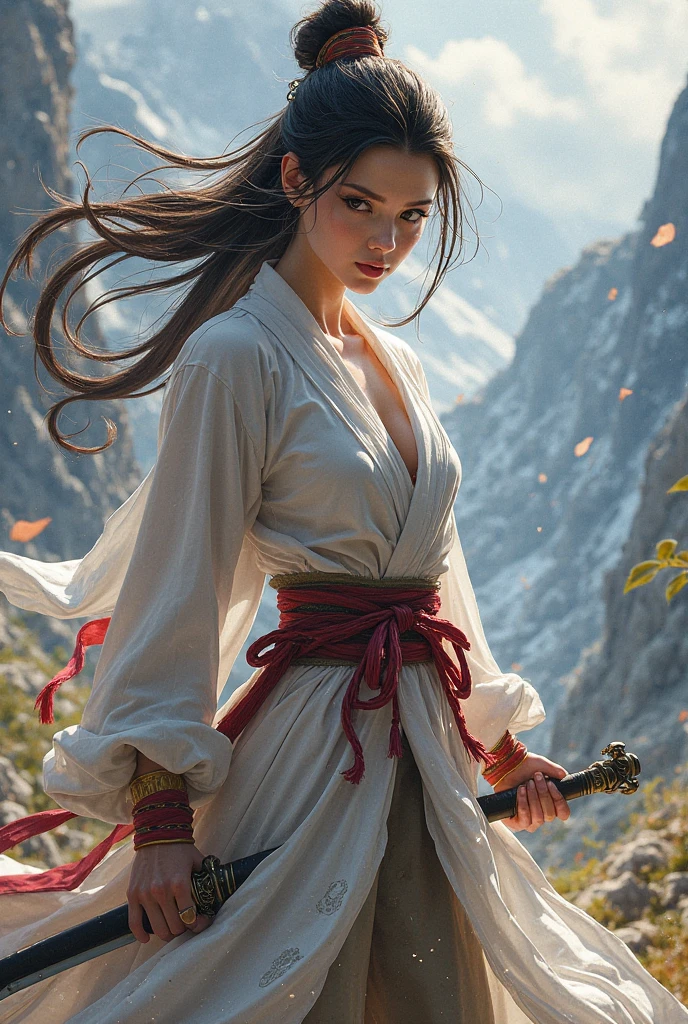 Yan Kai from Martial Peak as a woman - SeaArt AI