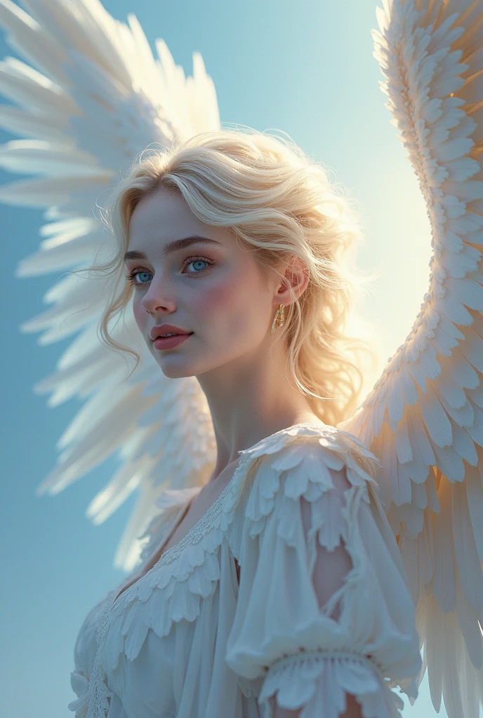 A breathtakingly detailed, high-contrast illustration of an ethereal ...