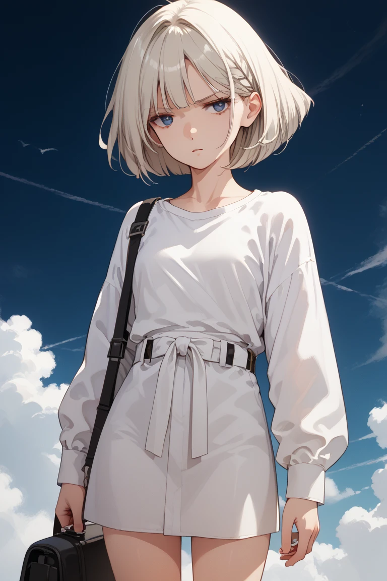 Young woman, enraptured face,looking blank,vacant expression - SeaArt AI