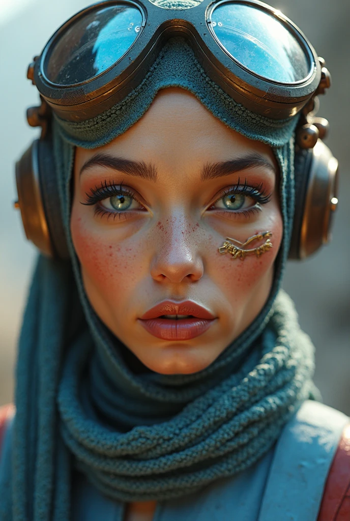 Star Wars-like beautiful female twi'lek Lethan, extremely detailed pale ...