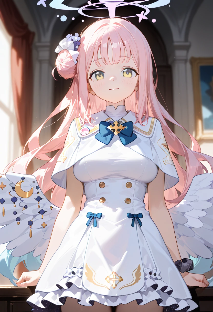 1girl, mika(blue_archive), masterpiece, uniform, 4k, ultra-detailed ...
