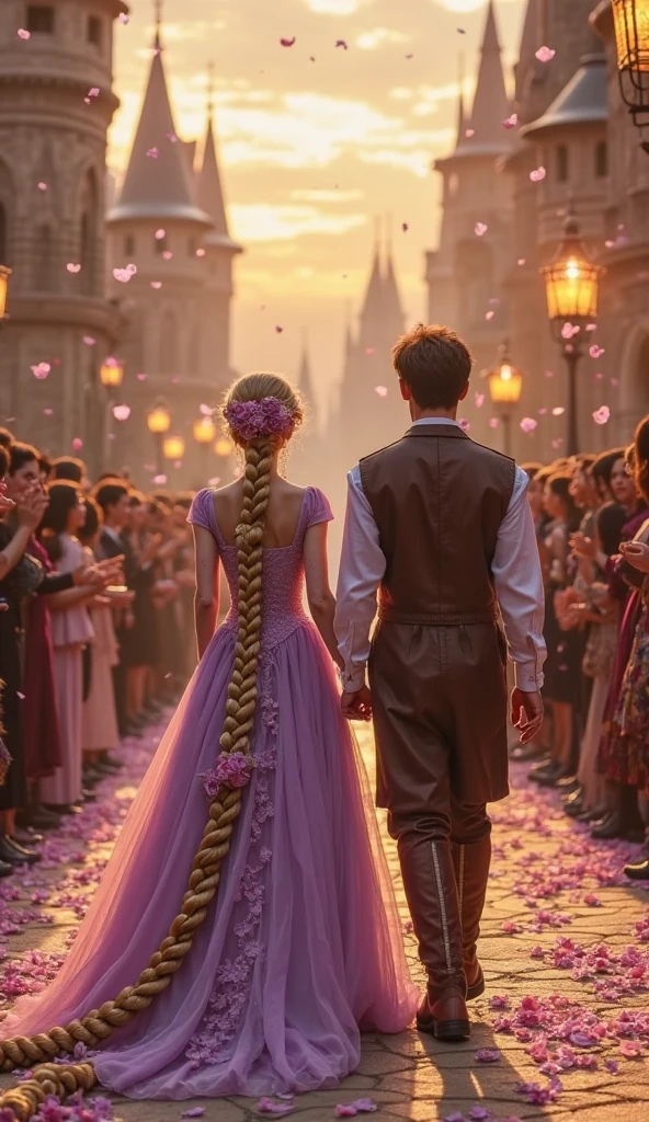 Rapunzel’s Vivienne Westwood gown: lavender silk corset with lace ...