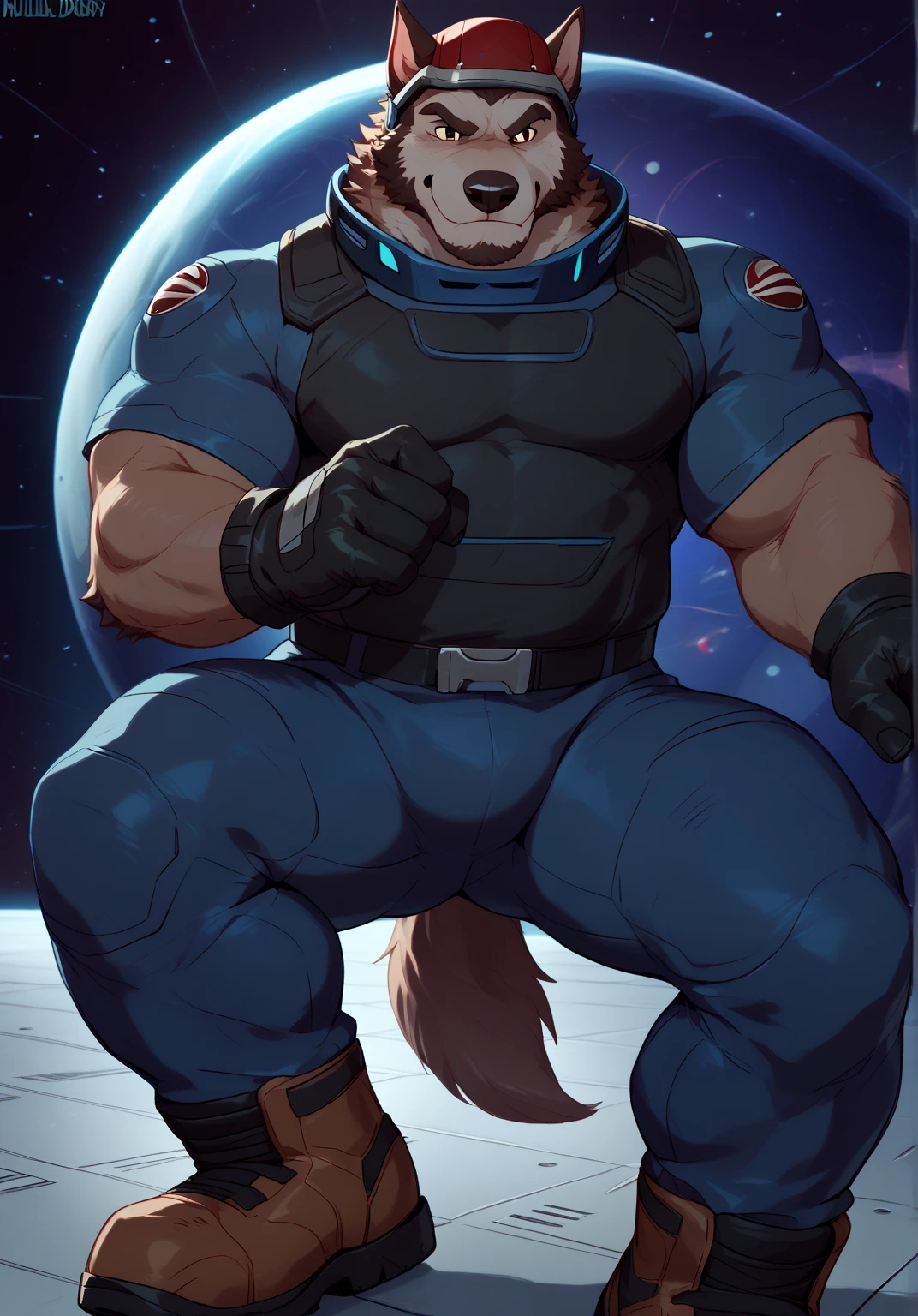Ninth of fourteen space cowboy werewolves from Dyne's harem is an ...
