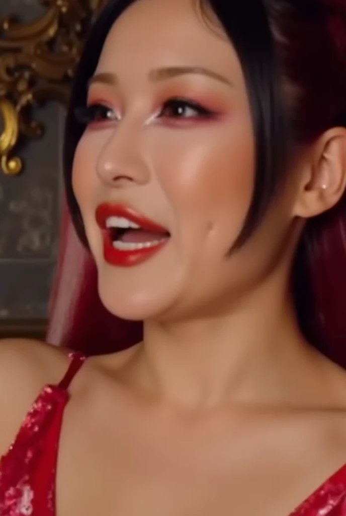 Instagram photo, closeup face photo of 23 y.o Chloe in kebaya - SeaArt AI