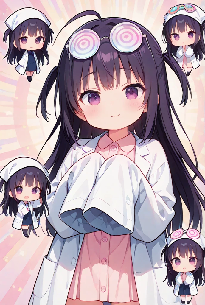 Adorable scientist, oversized white lab coat with long baggy sleeves ...