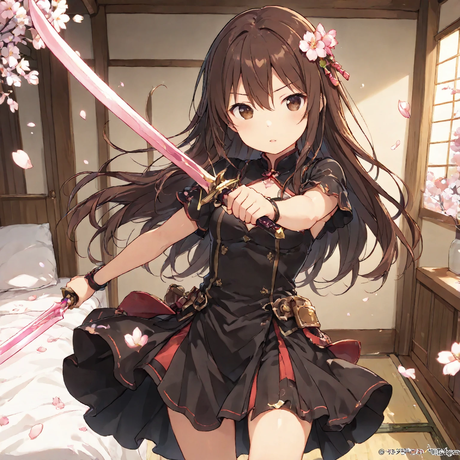 ((masterpiece, Highest Quality)), Anime Illustration, 1 girl - SeaArt AI