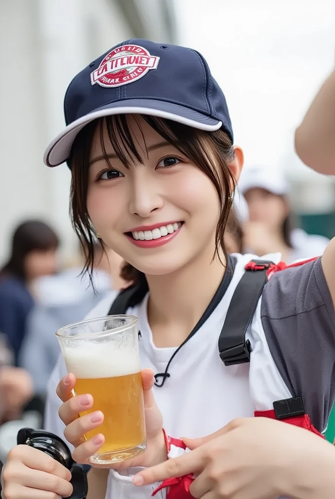 1 cute beer seller、Japanese Idol、charming smile、IDEAL PROPORTION ...