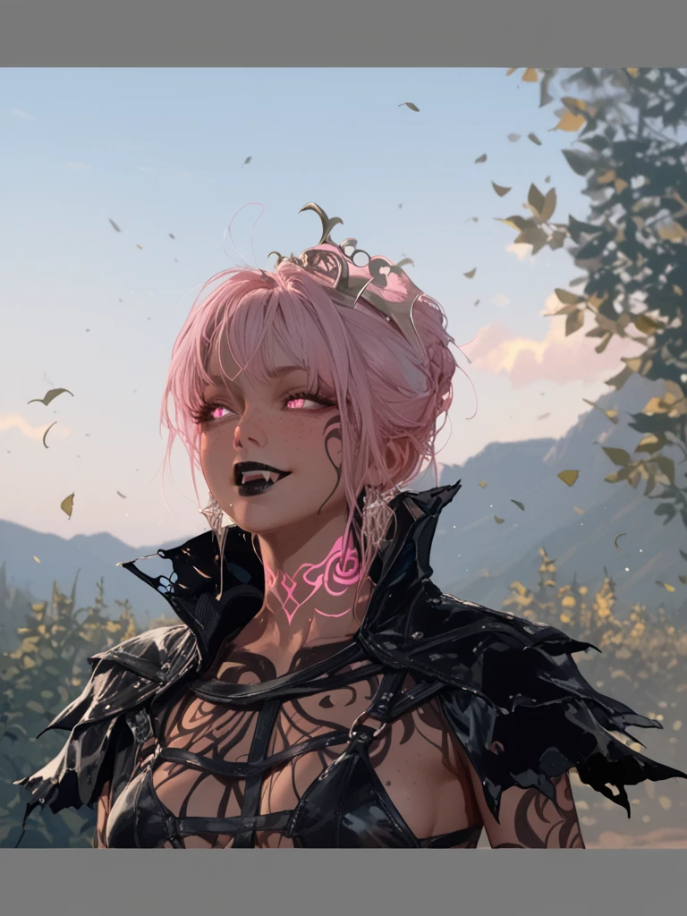 Appearance: Virelda has wild, short, and tousled light pink hair that ...