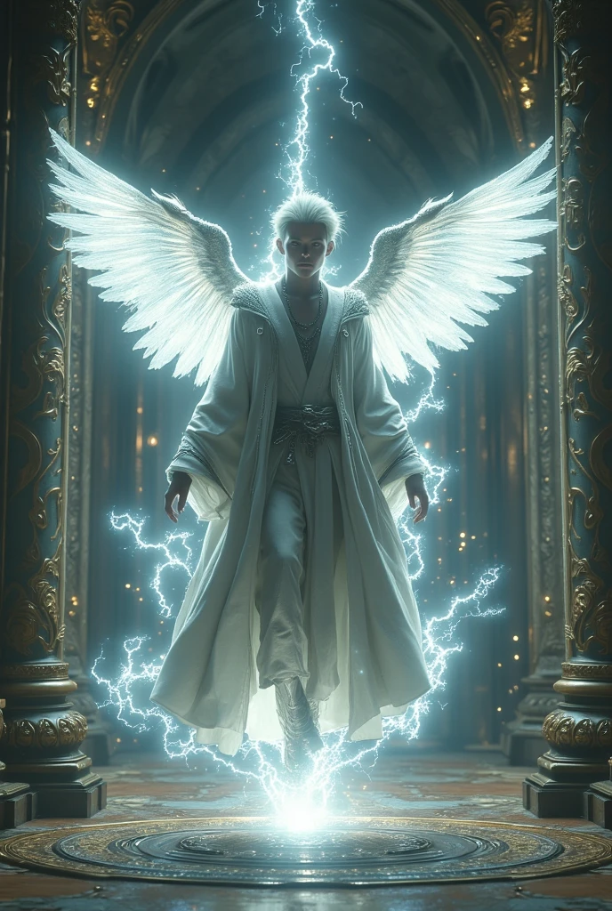 A jet of arcane energy with a giant pair of wings and white ointments ...
