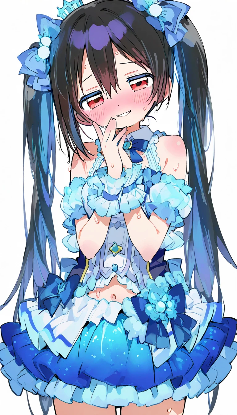 Yazawa Nico 手で♡マークを作る small in a dazed state Blush Moji Moji I hide my ...