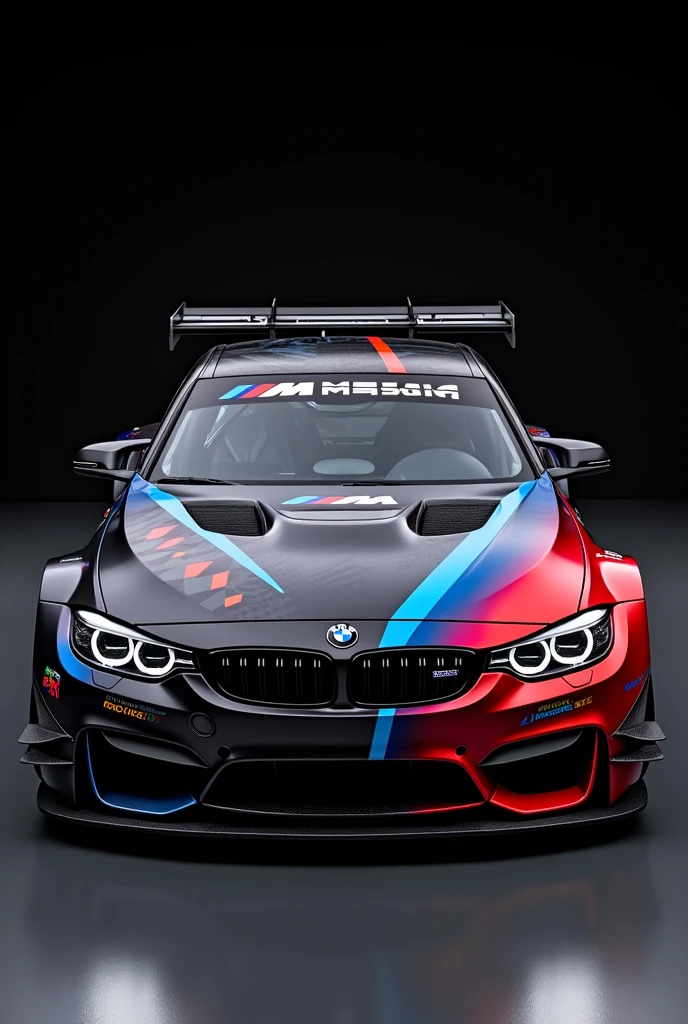 BMW M4 Competition with a BMW Motorsport Sim Racing livery. The car has ...
