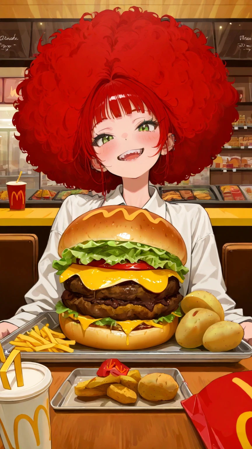 High definition,super detail, McDonald's crew, solo, very aesthetic ...