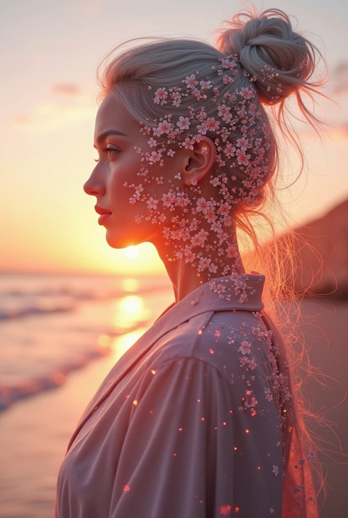 High quality, 8K Ultra HD, A beautiful double exposure that combines an ...