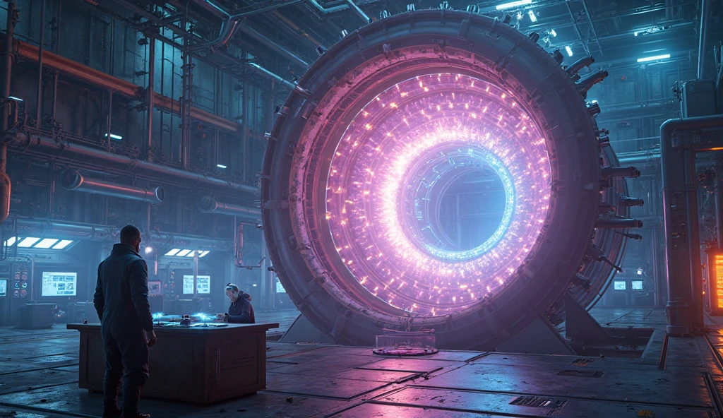 Create an ultra-realistic, cinematic image that captures the awe ...