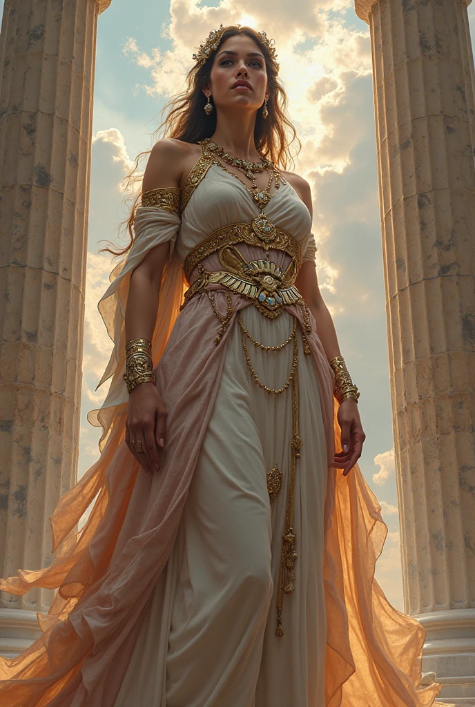 Beutiful greek goddess with massive - SeaArt AI