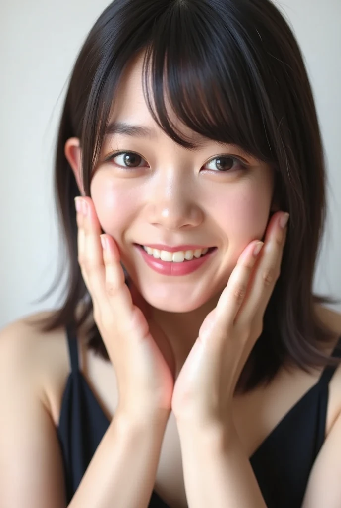 An extreme ultra close-up, hyperrealistic portrait of an overwhelmingly ...