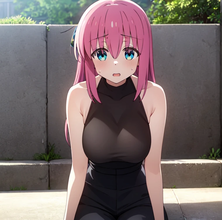 1 girl,alone,Hitori gotou,masterpiece,Highest Quality,high definition - SeaArt AI