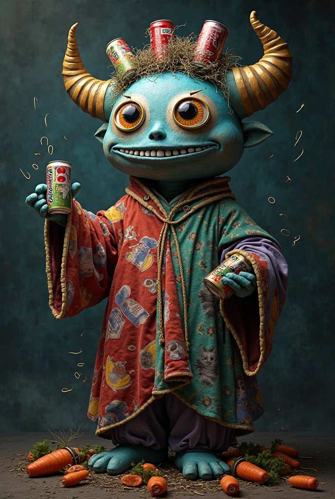 the cheerful and dark Demon of the Absurd, darkness, darkness - SeaArt AI