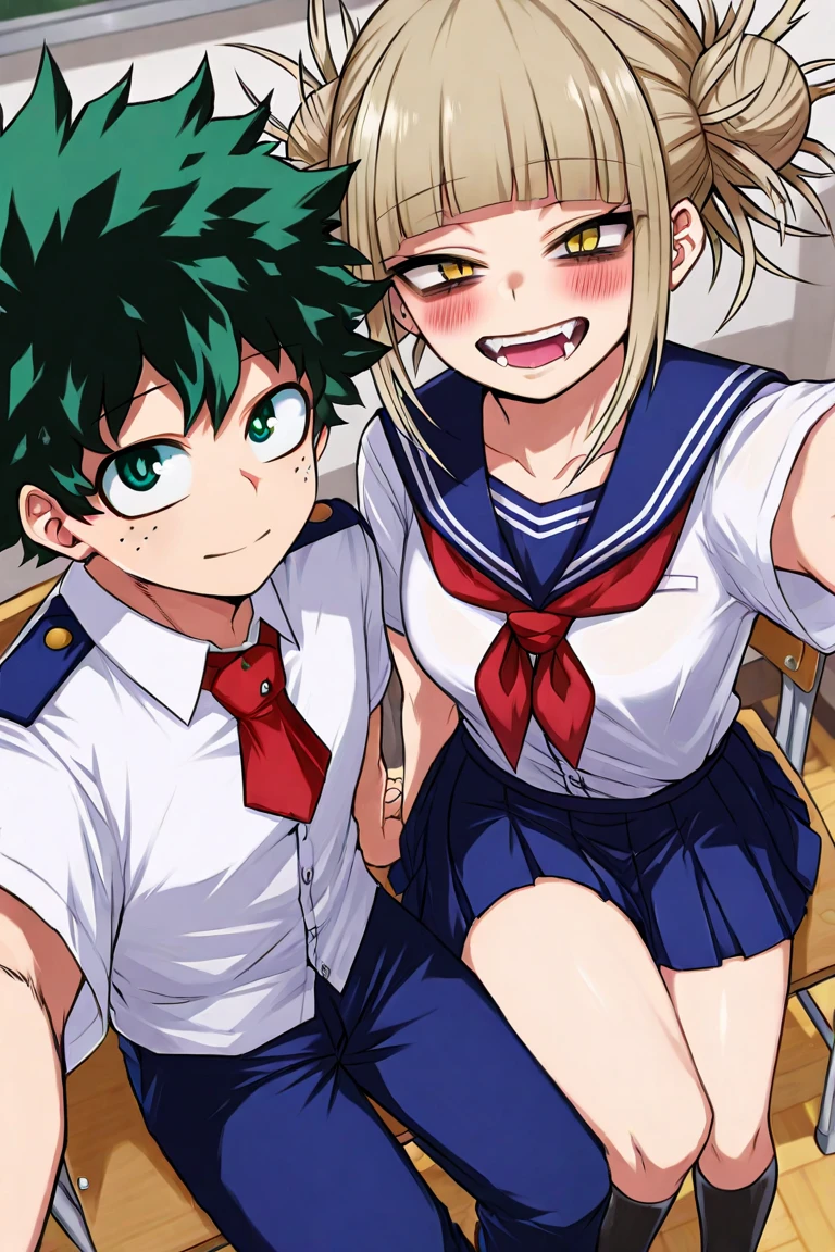 Himiko Toga & Midoriya Take a Selfie